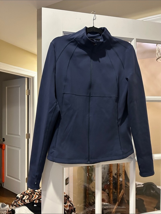 Sweaty Betty | Jackets & Coats | Sweaty Betty Navy Zipup Utility Jacket ...